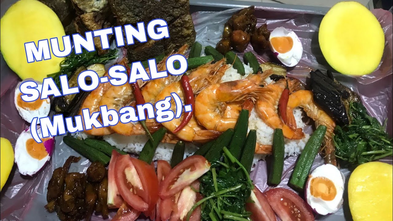 MUNTING SALO-SALO (Mukbang) Weng Almazan with The Gangs - YouTube