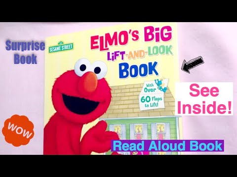 Kids Book Read Aloud Elmo’s Big Lift and Look Book/Kids Book Read Aloud ...