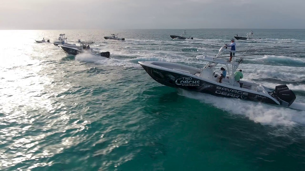 Yellowfin Yachts Center Console Drone Footage | Two Conchs Sportfishing ...