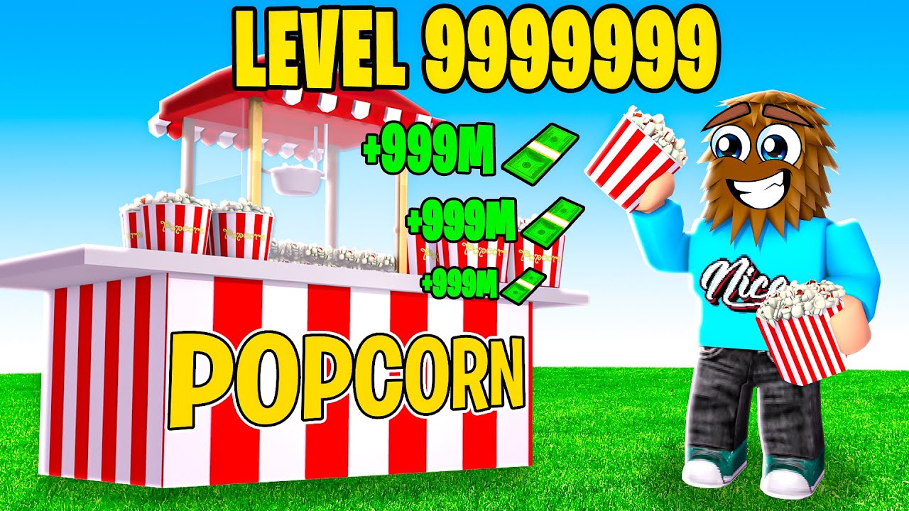 Creating The BIGGEST Popcorn Stand In Roblox - YouTube