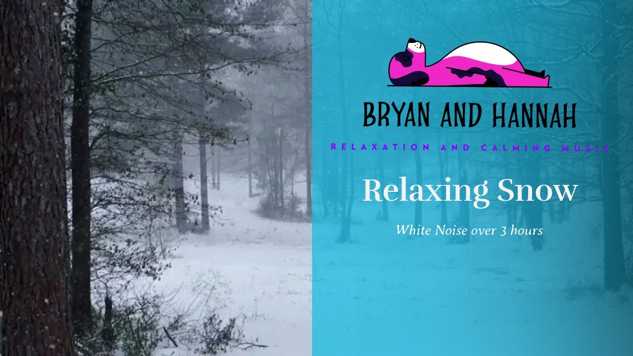 Relaxing Snow - White Noise over 3 hours - YouTube