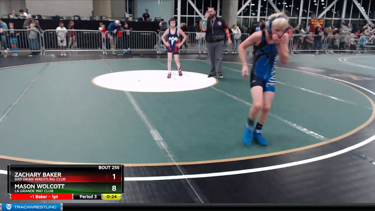 Middle School 83 Zachary Baker Bad Draw Wrestling Club Vs Mason Wolcott ...