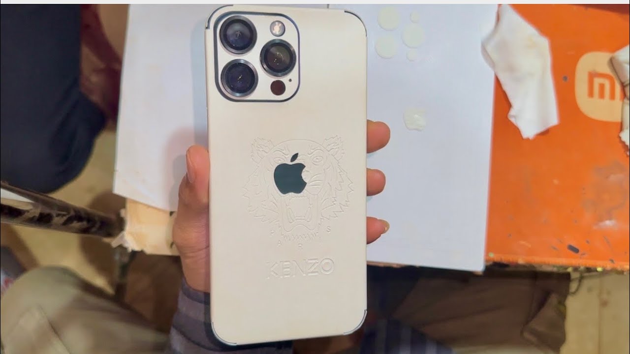 iPhone 15 Pro Max Sticker White Kenzo Color 📱🤍 - YouTube