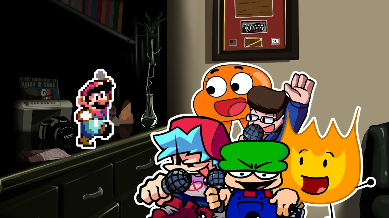 FNF BAD DAY BUT EVERYONE SINGS IT | Season 2 - YouTube