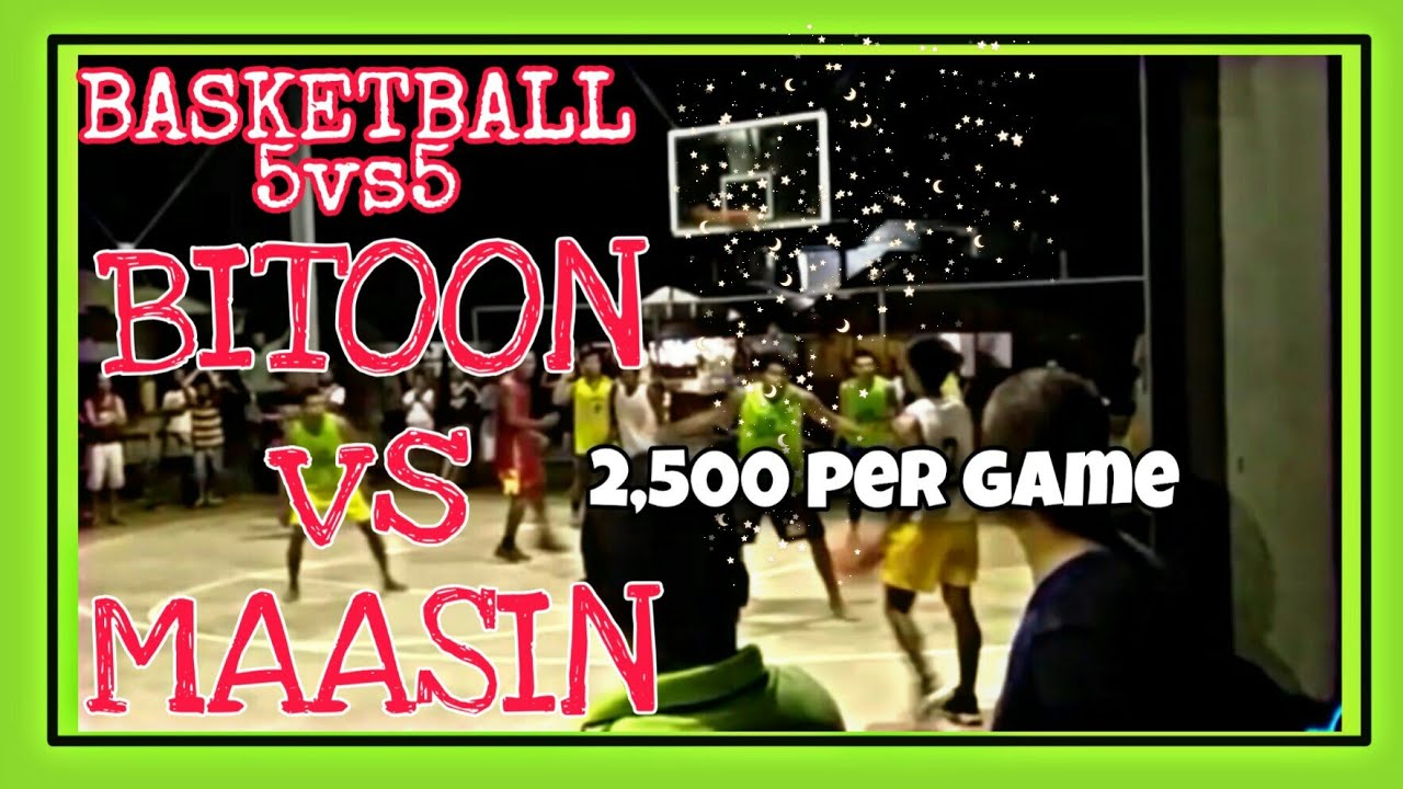 Basketball 5vs5 BITOON VS MAASIN - YouTube