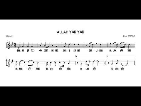 ALLAH YÂR YÂR - Solfej