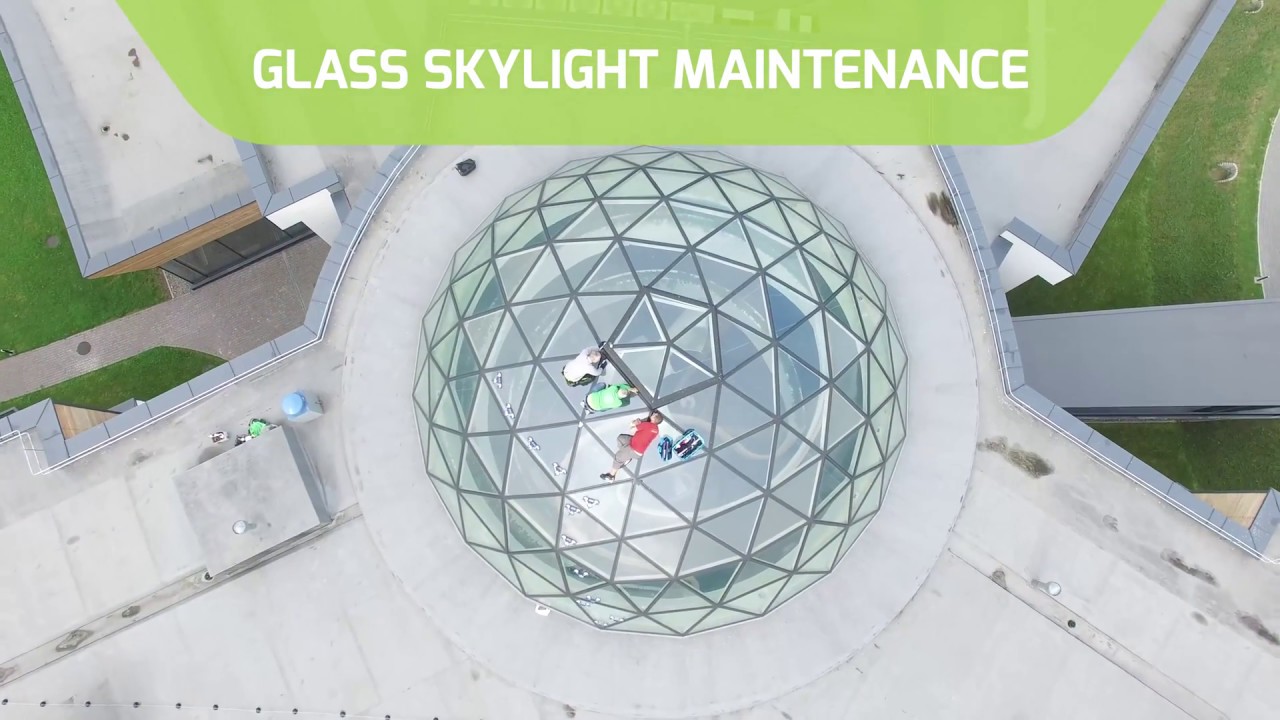 Glass Skylight Maintenance | VikingDome | Domes and Free Form ...