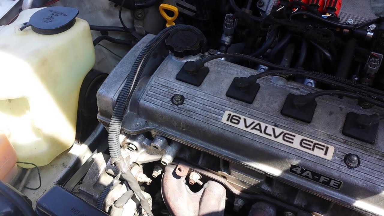 Toyota 4afe noise - YouTube