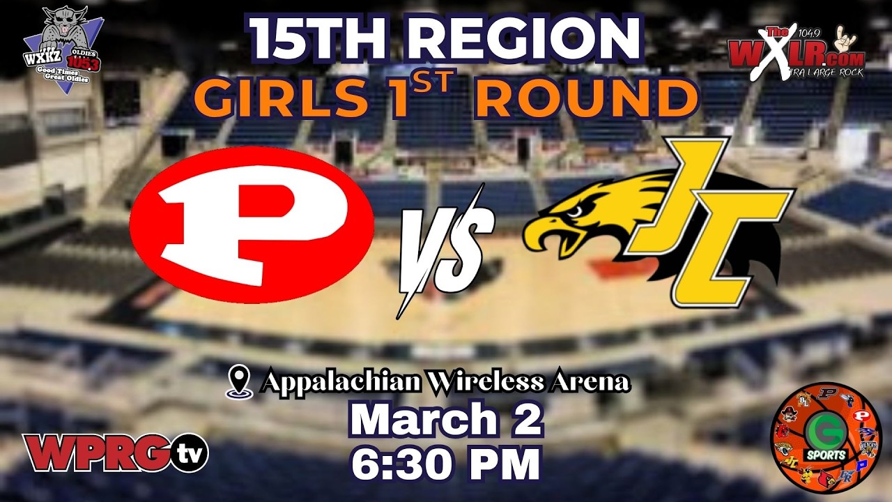 Prestonsburg vs. Johnson Central - Girls 15th Region Tournament on ...