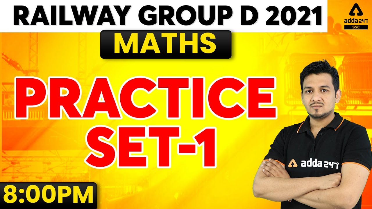 Railway Group D | Group D Math Tricks | Group D Math Practice Set #1 ...