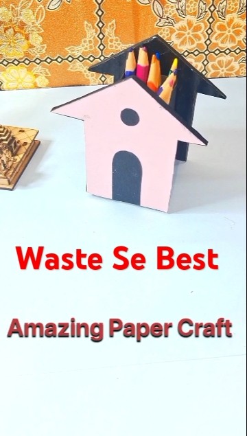 Waste se Best 😱!! waste material se pencil box in ₹5 !!#short #video # ...