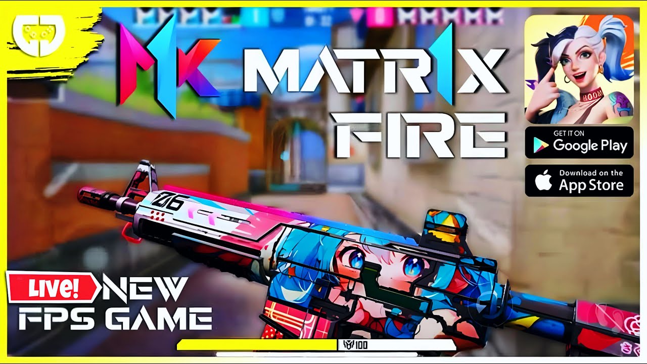 MATRIX FIRE RANK GRANDING LIVE | 5V5 TACTICAL SHOOTER (ANDROID\IOS)🔴 ...