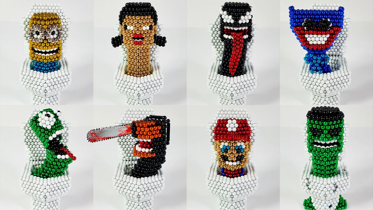 스키비디 토일렛 자석 스톱모션 Skibidi Toilet - YouTube