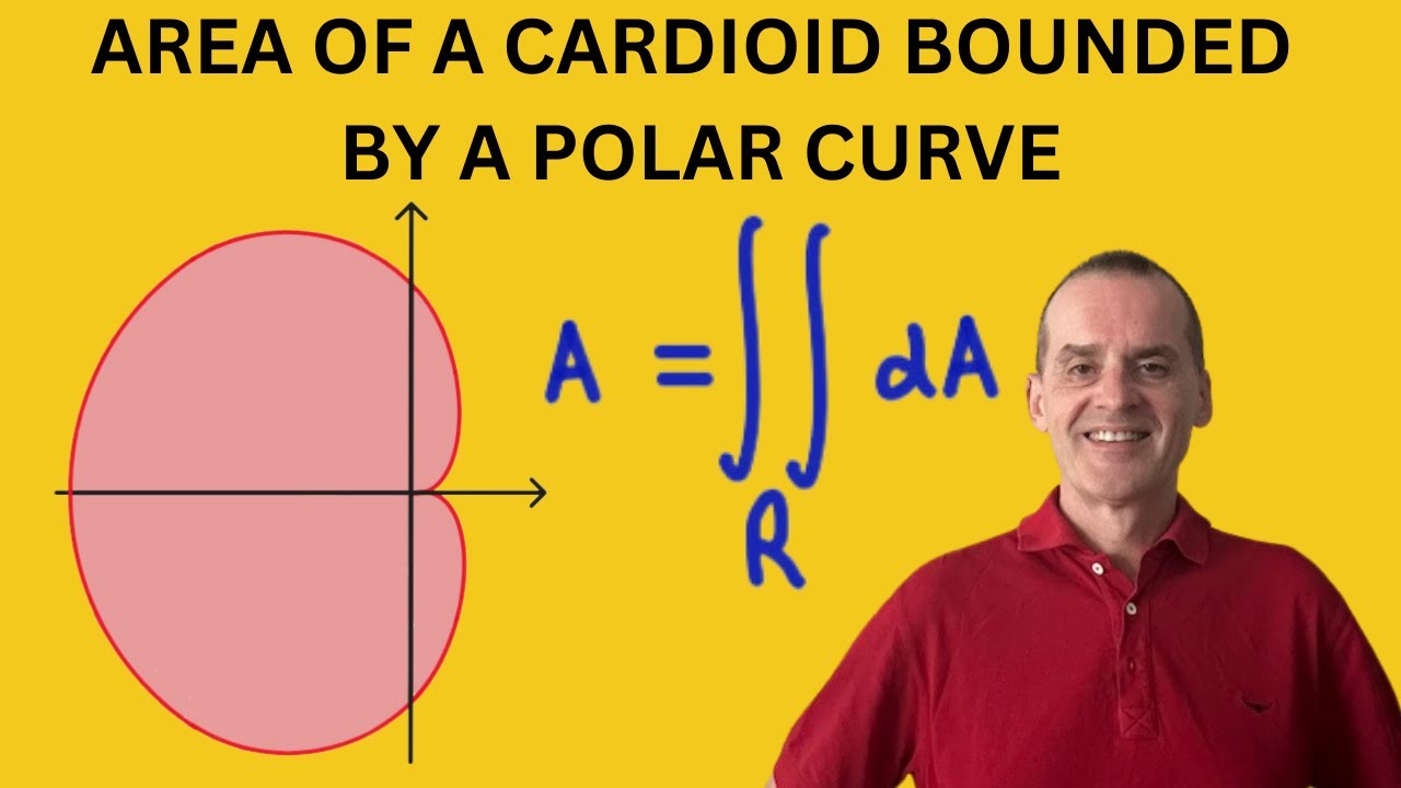 How to find the area of a cardioid bounded by a polar curve using ...