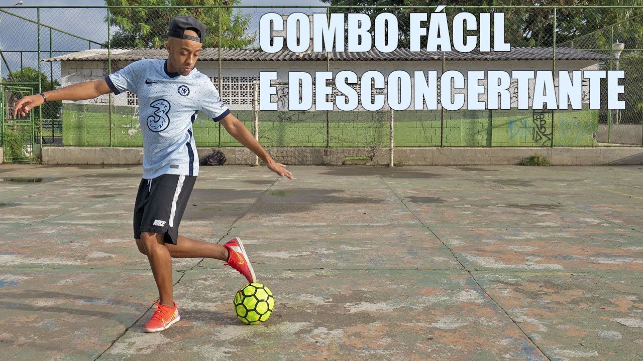 COMBO FÁCIL DE DRIBLES DE FUTSAL PARA USAR NOS RACHÕES - APRENDA - YouTube