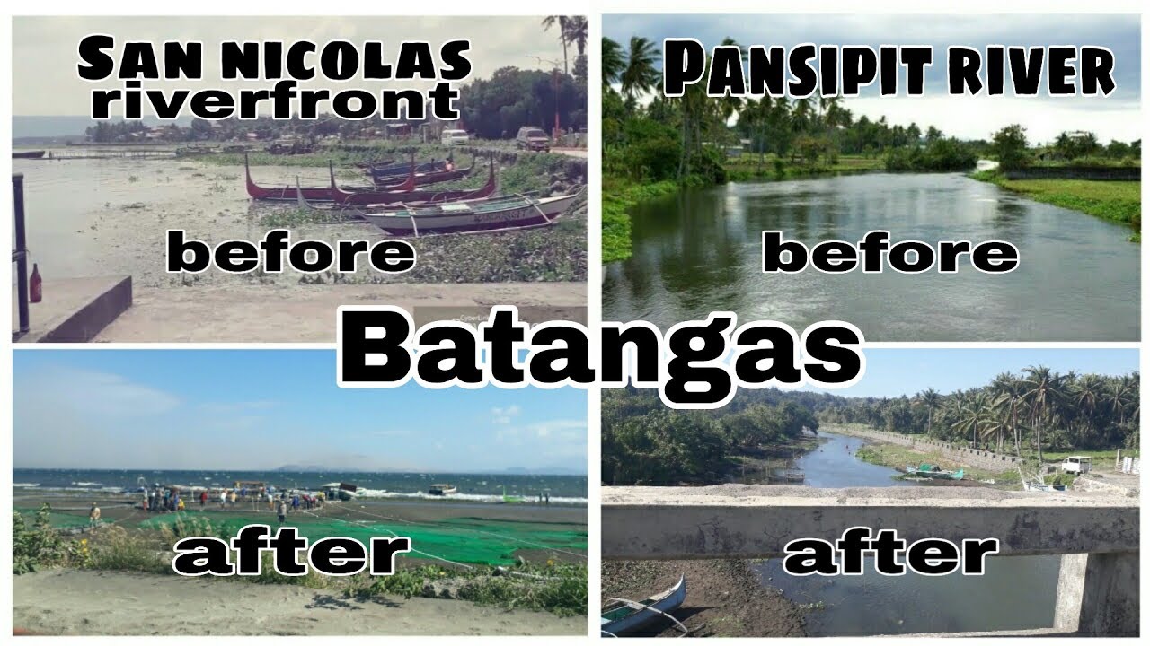 tubig sa Pansipit river & San Nicolas riverfront, Batangas hindi pa rin ...