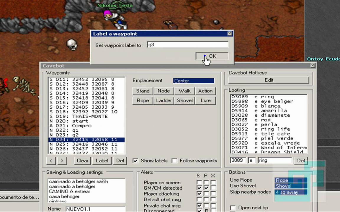 Programando Elfbot : Cavebot y Targeting 3.5 - YouTube
