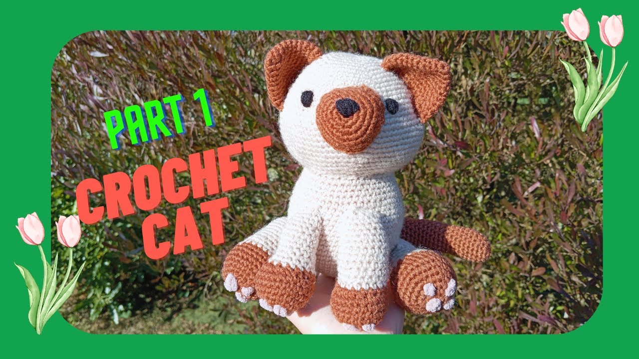crochet cat p1 - YouTube