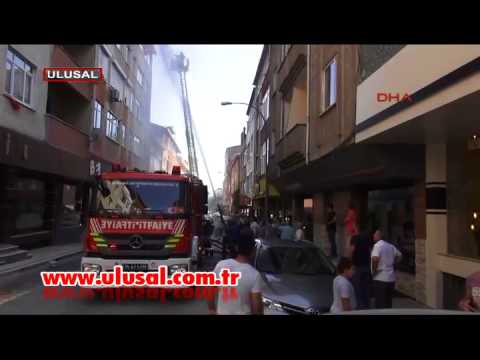 İstanbul Ataşehir'de yangın çıktı
