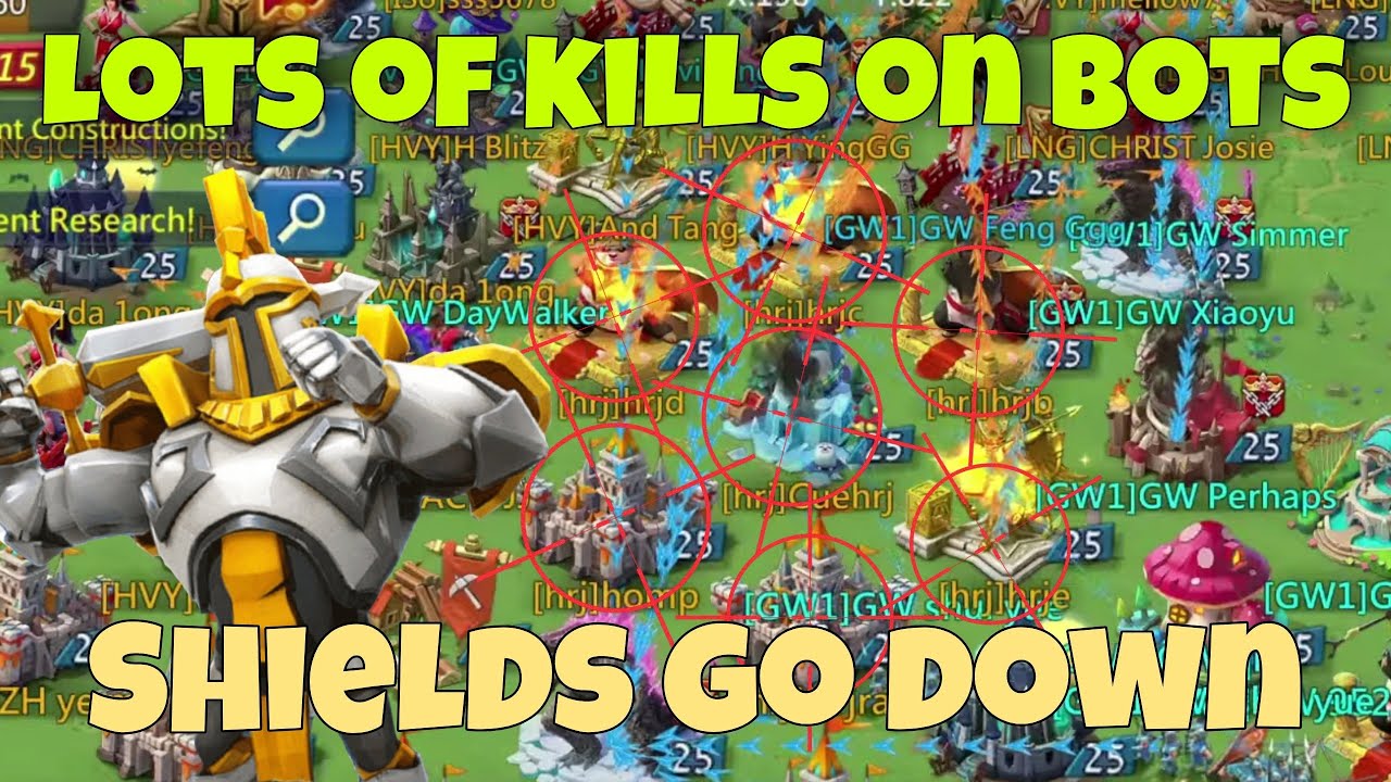 Lords Mobile - Dont trust farm BOT. He lost crazy amount of troops on ...