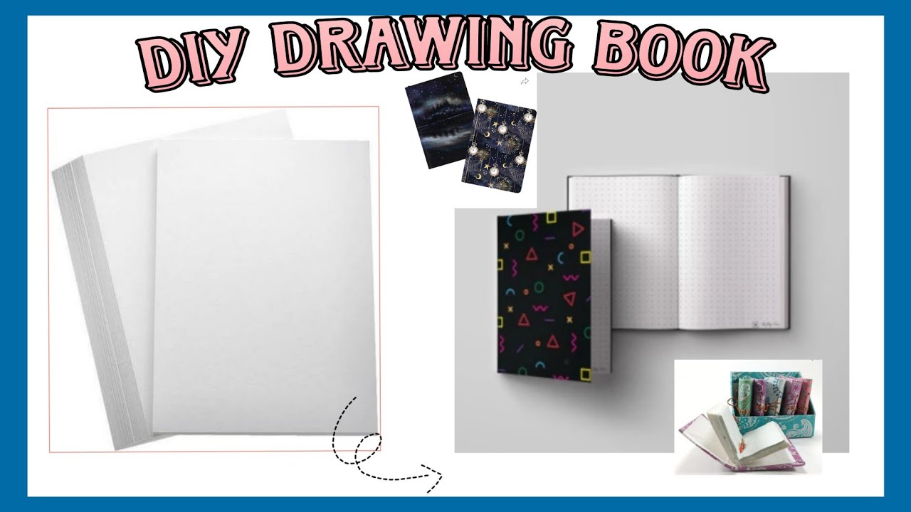 how to make drawing book #drawingbook - YouTube