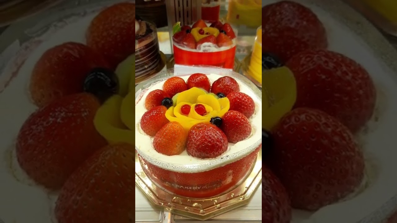 CAKE HONGKONG DENGAN TOPPING ANGGUR HIJAU - YouTube