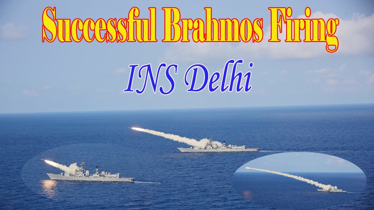 Successful Brahmos Firing | INS Delhi | Vizagvision - YouTube
