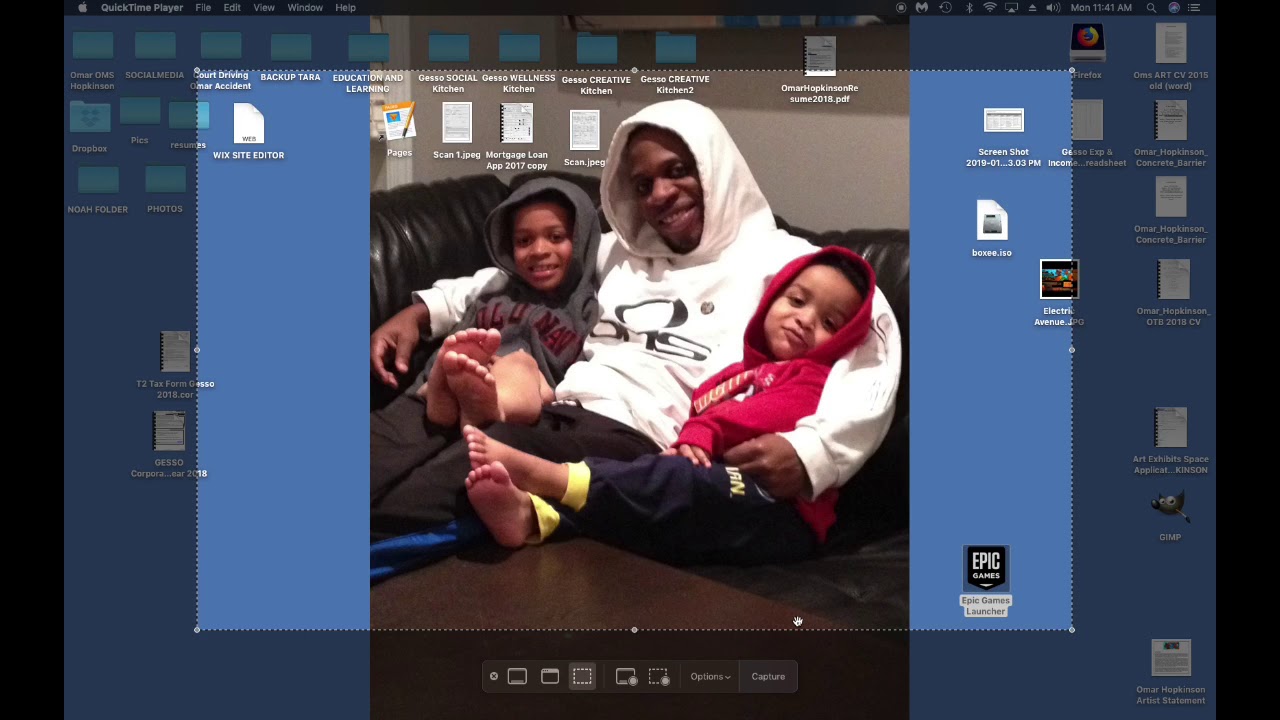 How to Take a ScreenShot on Mac desktop (QuickTime ScreenCast) - YouTube