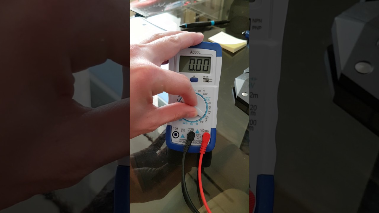 A830L multimeter - YouTube