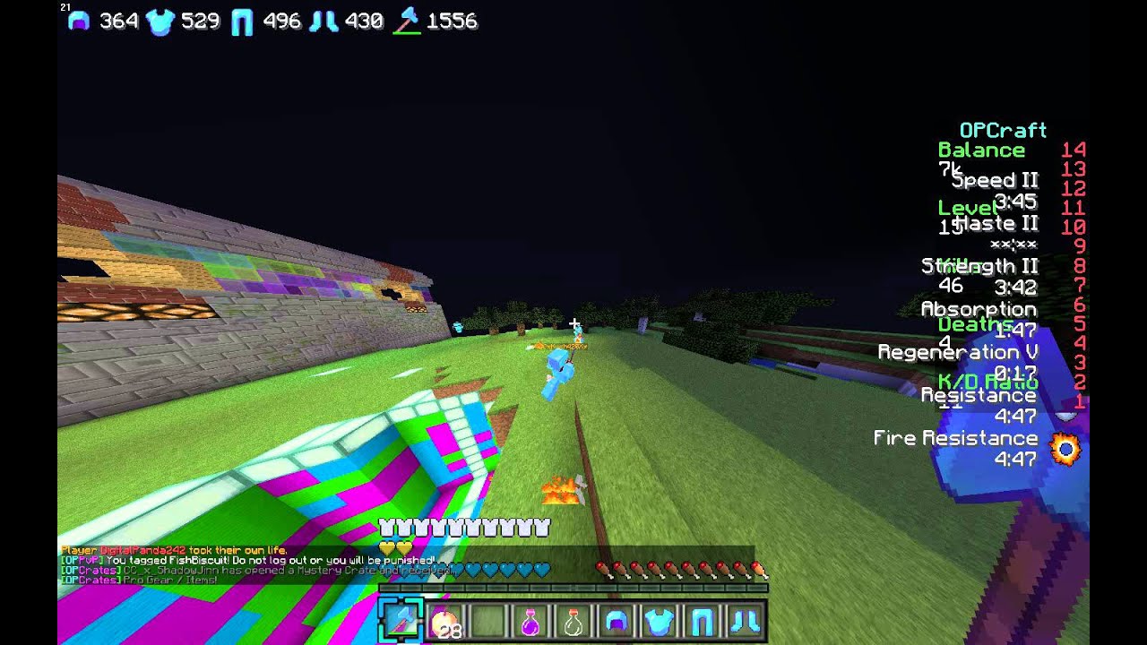 ish316 hacking in opcraft - YouTube