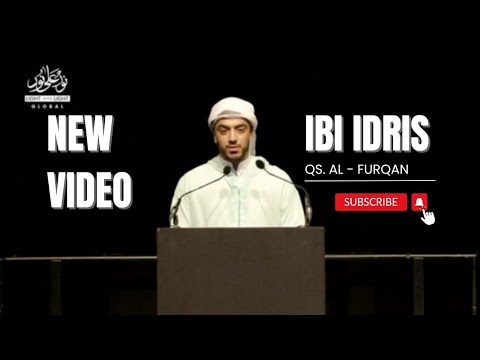 reciter ibi idris at Winter conference Excel London | Qs. Al-Furqan ...