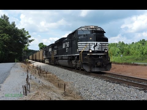 HD: NS 1063 leads NS Train 708 in Bremen, GA - YouTube