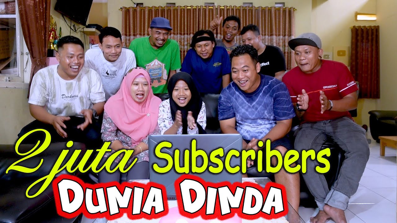 2 Juta Subscribers Dunia Dinda - YouTube