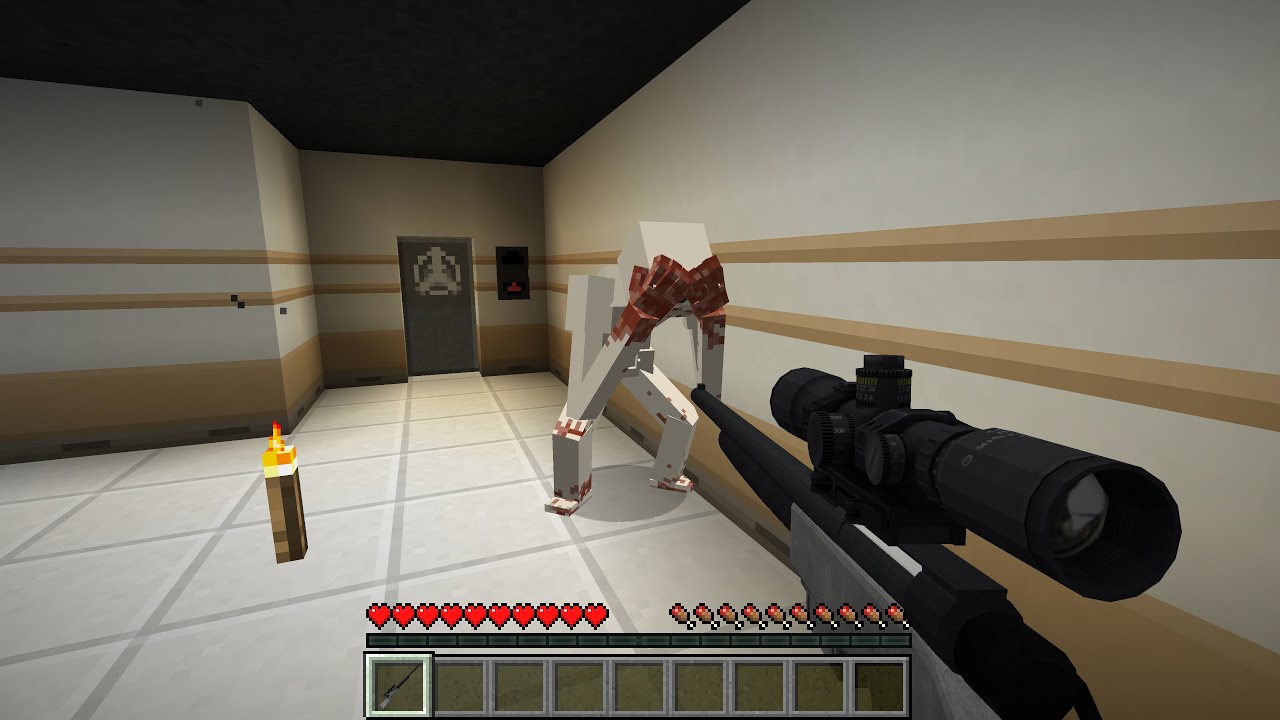 SCP 096 vs HUNTING MOD in Minecraft - YouTube