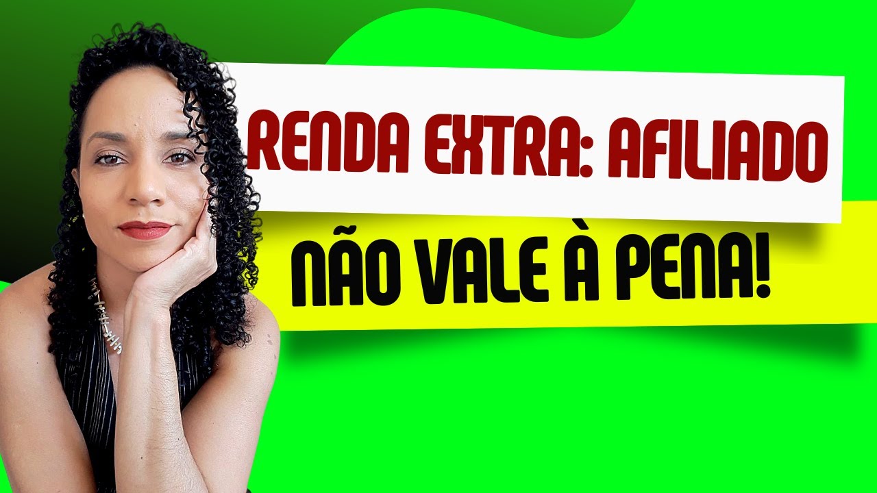 Renda Extra como AFILIADO NÃO VALE À PENA | TVisão | Renata Nascimento - YouTube
