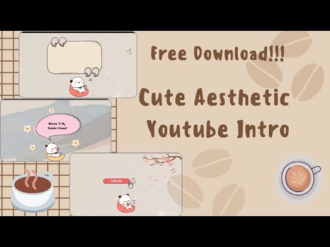 FREE DOWNLOAD #1 | Cute Aesthetic Youtube Intro Templates | NO TEXT ...