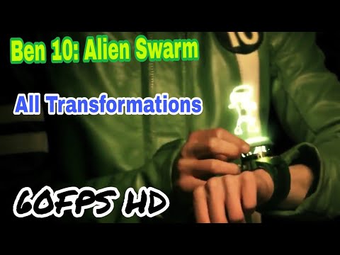 Ben 10: Alien Swarm (The Movie) - All Transformations [60FPS HD]