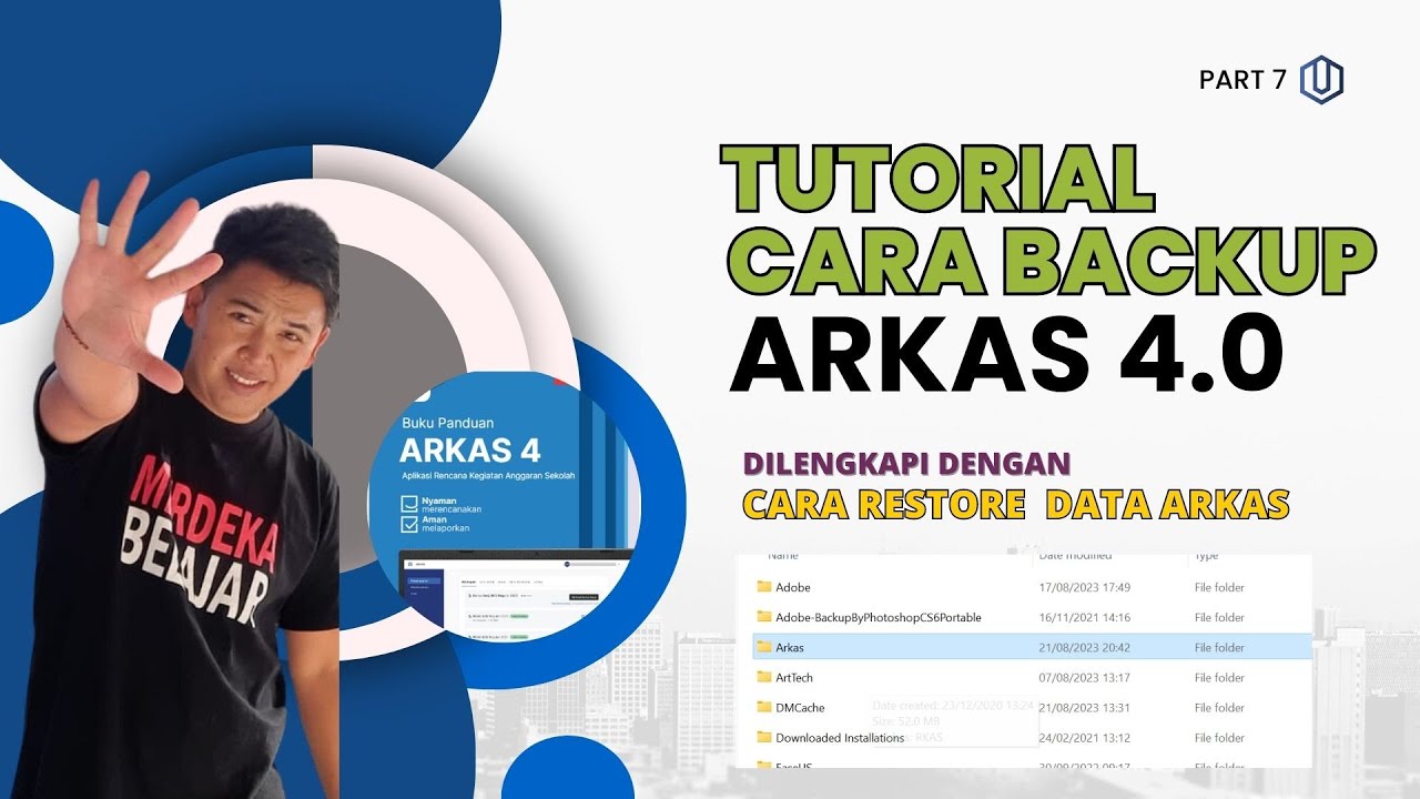 Part 7 _ TUTORIAL BACKUP ARKAS 4.0, Ternyata Beda Lokasi Simpan dengan ARKAS Versi 3.0 - YouTube