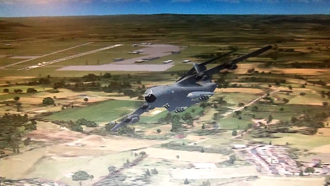FSX:SE Airbus A400M Ramstein AB flight - YouTube