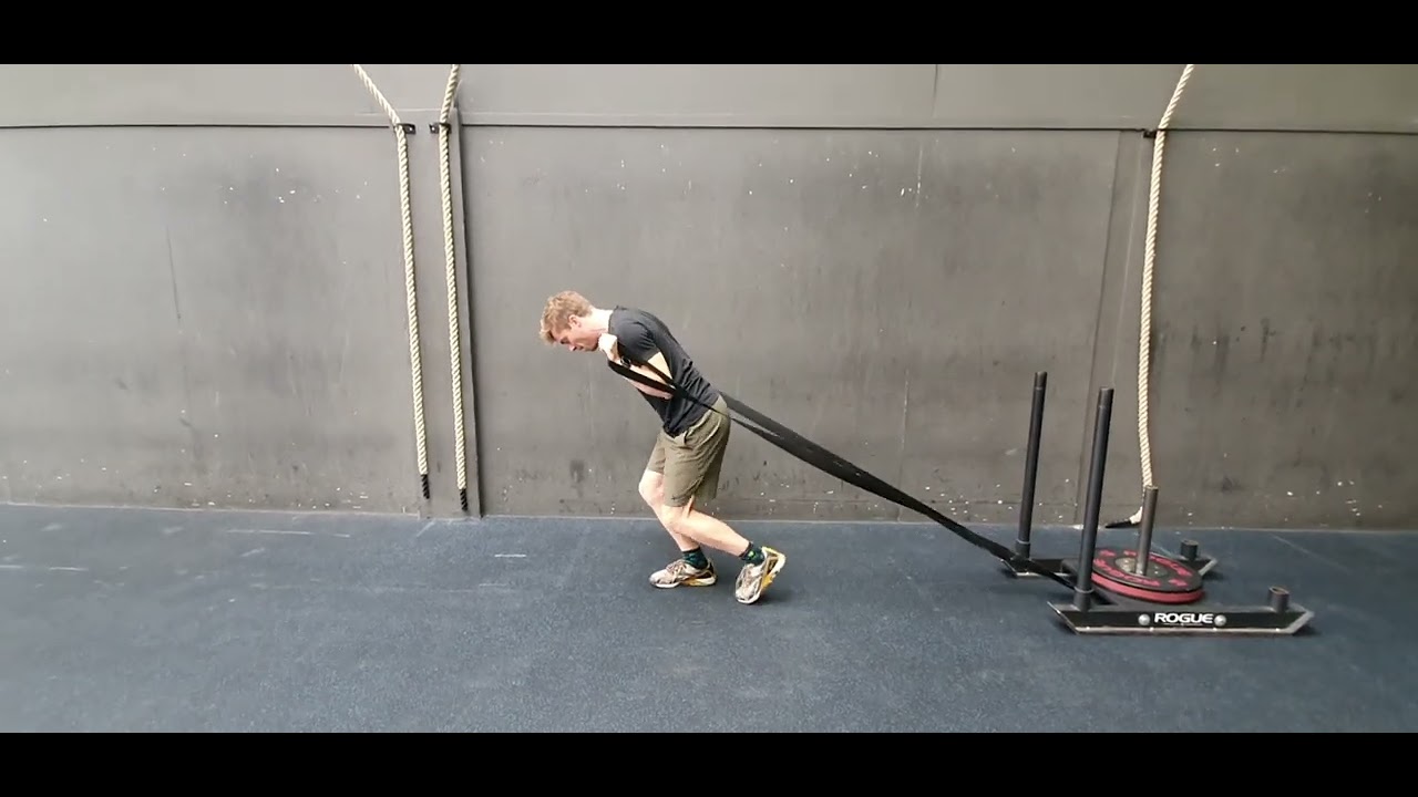 Sled Drag Shoulder Press - YouTube