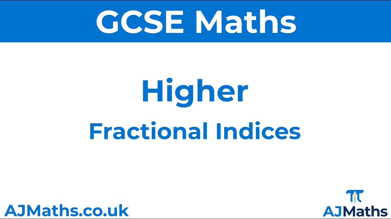 Fractional Indices GCSE Maths YouTube fractional-indices-gcse-maths-youtube