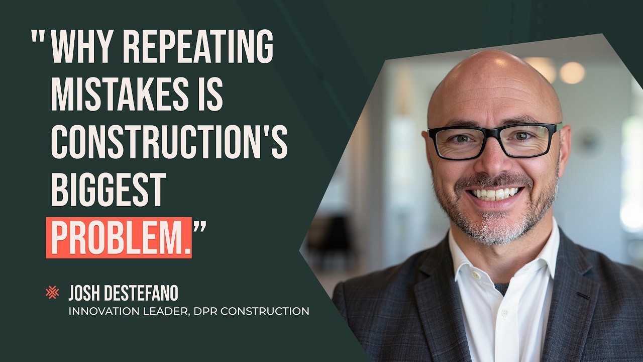 From BIM to Reality: Josh DeStefano's Journey in Advancing ConTech Solutions - Ep 7 | AEC Tech ...