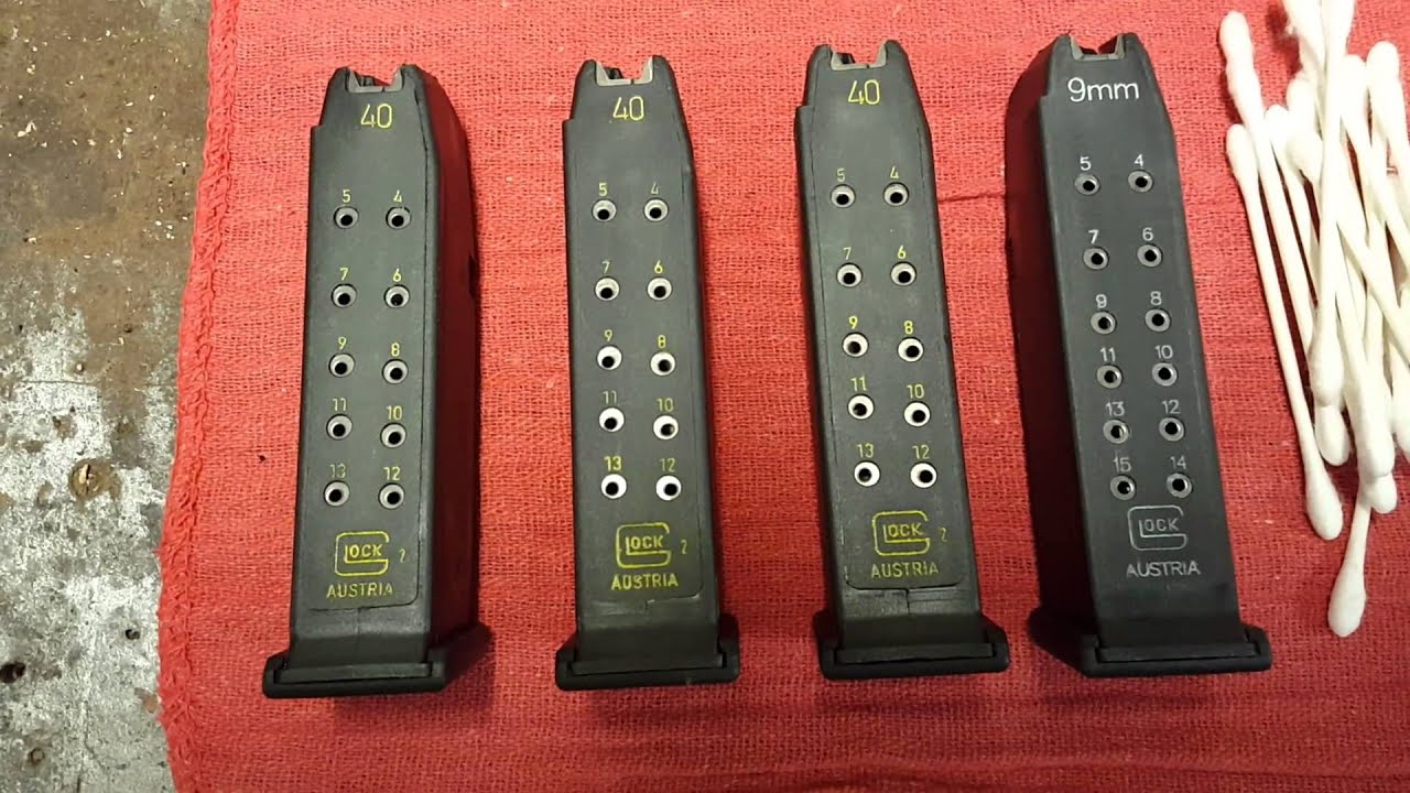 Color highlighting your Glock magazines - YouTube
