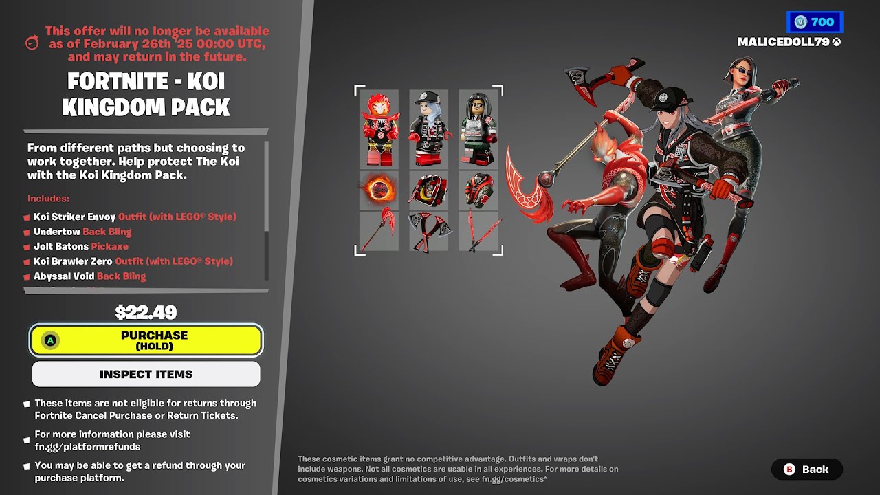 FORTNITE BUYING KOI KINGDOM PACK - YouTube