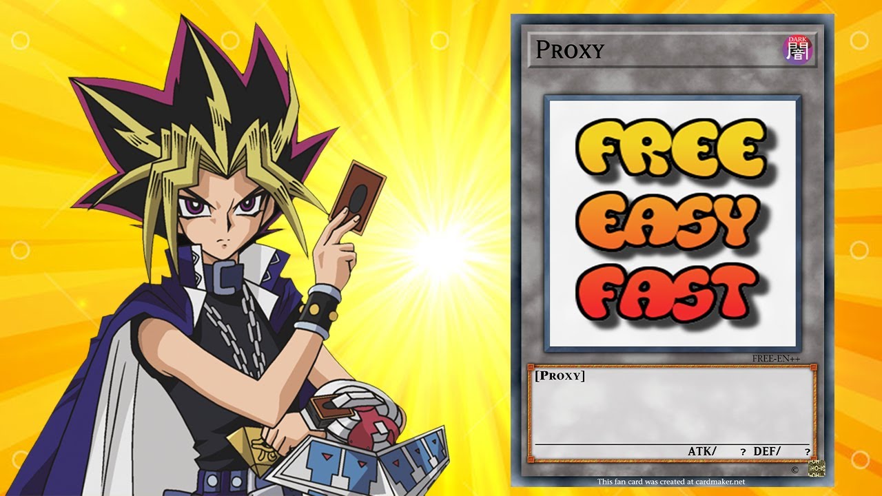 How To Make A Proxy Yu-Gi-Oh! Card - YouTube