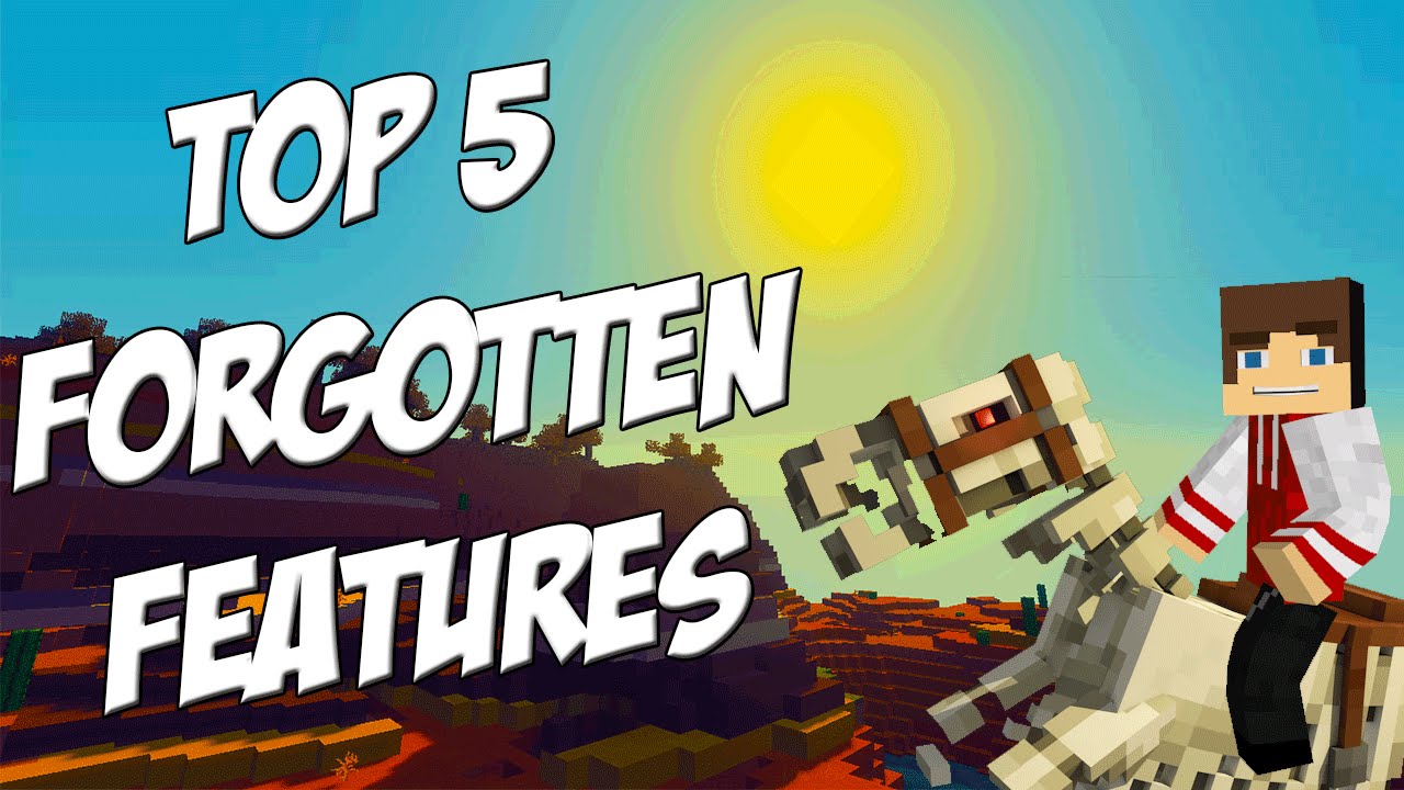 Top 5 Forgotten Minecraft Features - YouTube