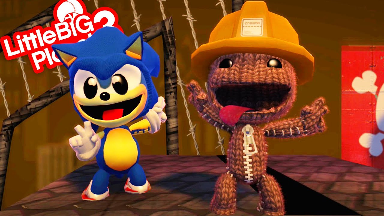 Sonic & Sackboy - The Factory of a Lesser Yesterday | LittleBigPlanet 3 ...