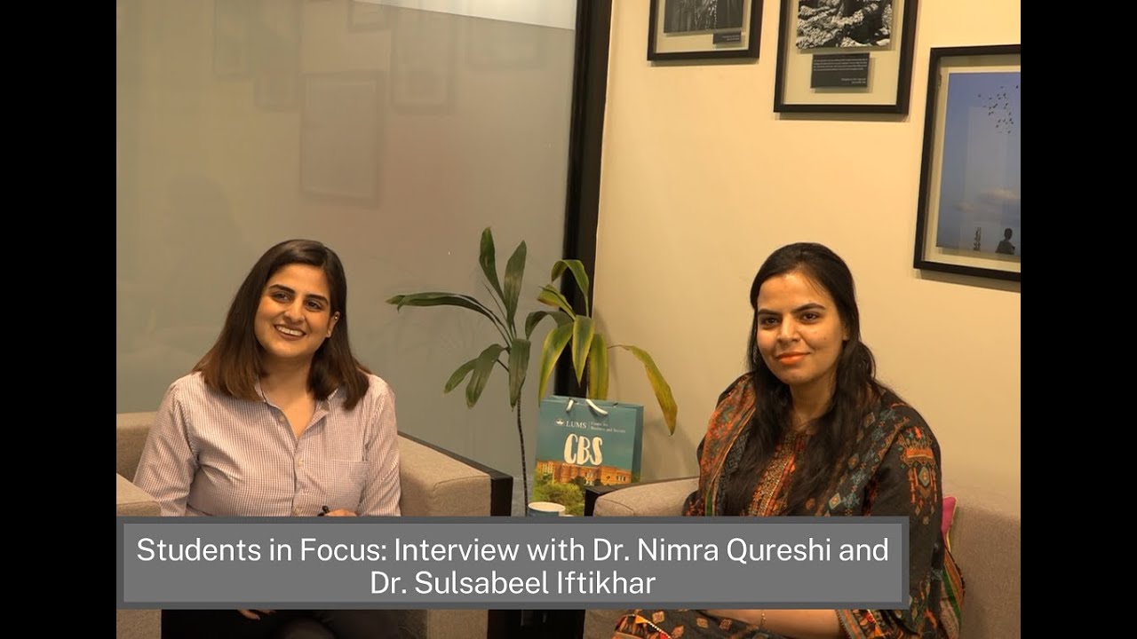 Student Research Series | Dr. Nimra Basharat Qureshi and Dr. Sulsabeel Iftikhar | MS HMI, 2020 ...