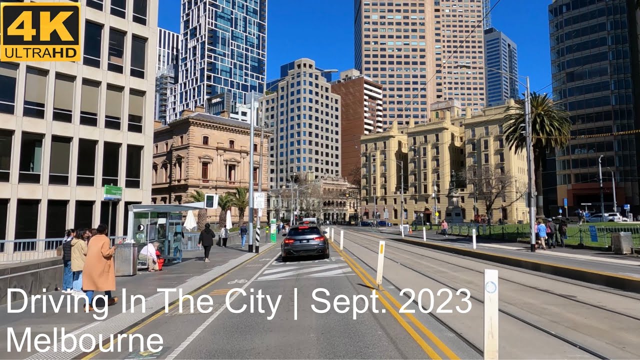 Driving In The City | Sept. 2023 | Melbourne Australia | 4K UHD - YouTube