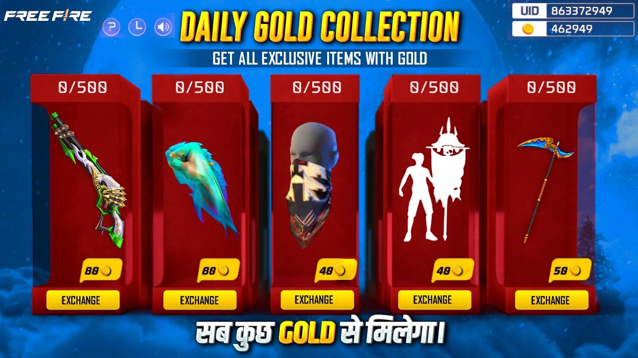 NEW 7 DAYS GOLD EVENT | GOLD SHOP EVENT FREEFIRE | FREEFIRE NEW EVENT ...